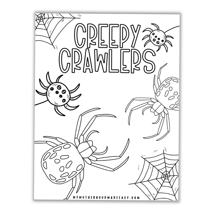 Free Cute Halloween Coloring Pages PDF [To Print Out] – My Motherhood ...