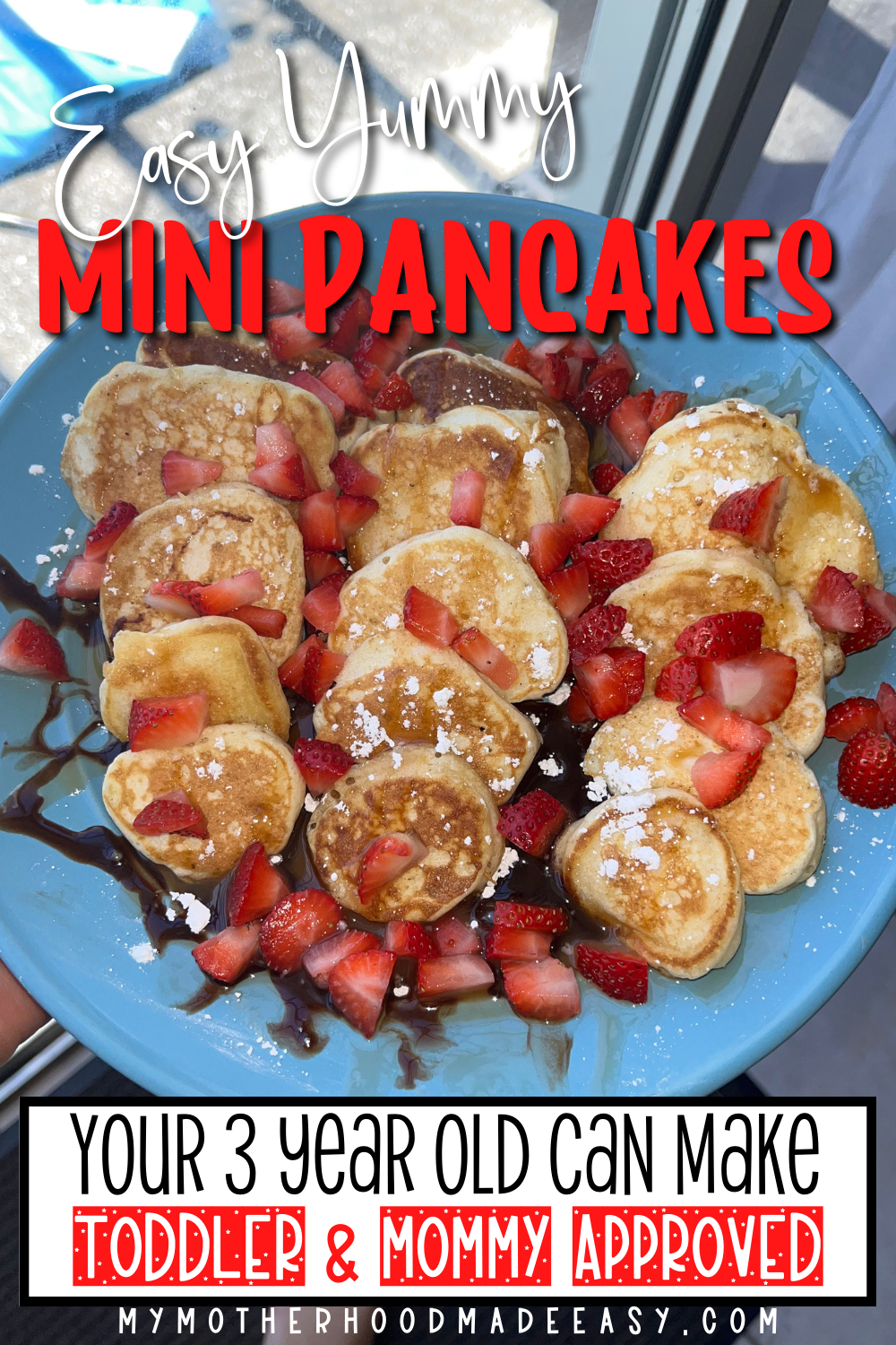 Easy Yummy Mini Pancakes That 3-Year-Olds Can Make – My Motherhood Made ...