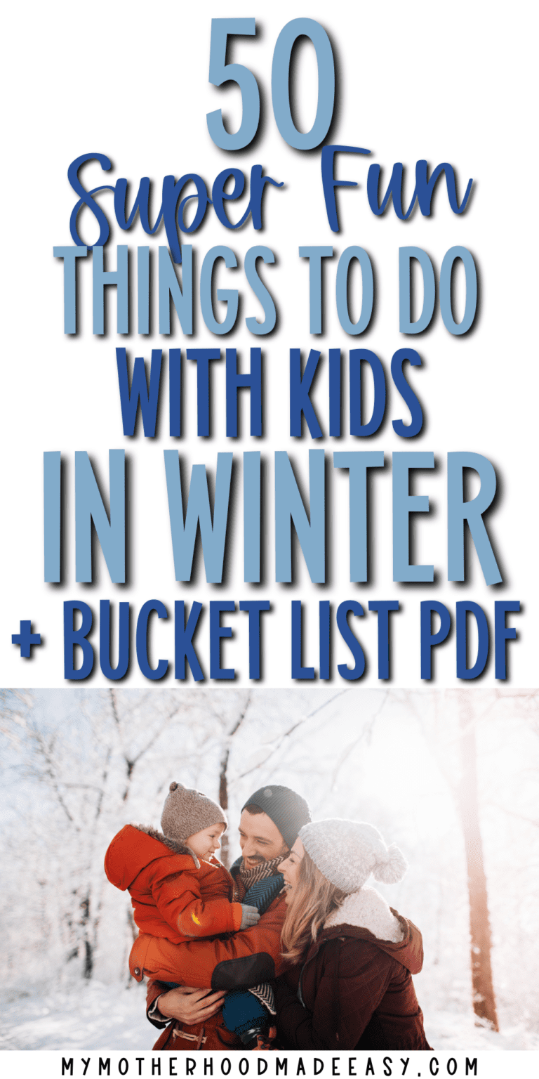 Winter Bucket List PDF: 50 Fun Things to Do in Winter! – My Motherhood ...