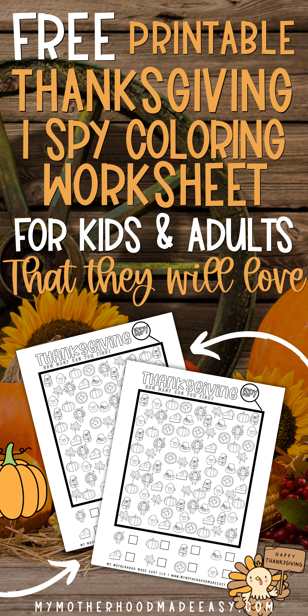 FREE Printable Thanksgiving I SPY Worksheet PDF (2024) – My Motherhood ...