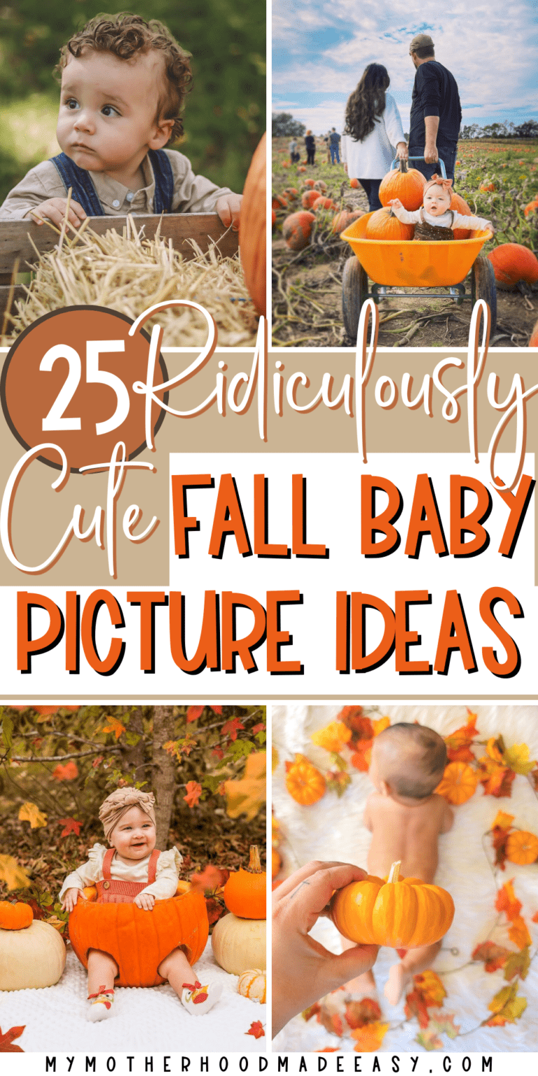 25 Ridiculously Cute Fall Baby Picture Ideas – My Motherhood Made Easy