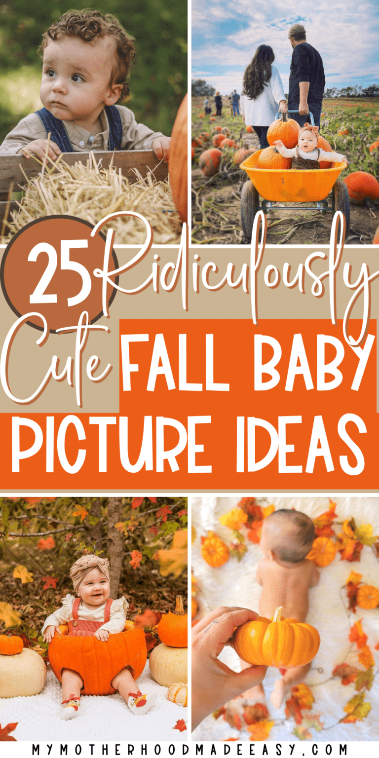 25 Ridiculously Cute Fall Baby Picture Ideas – My Motherhood Made Easy