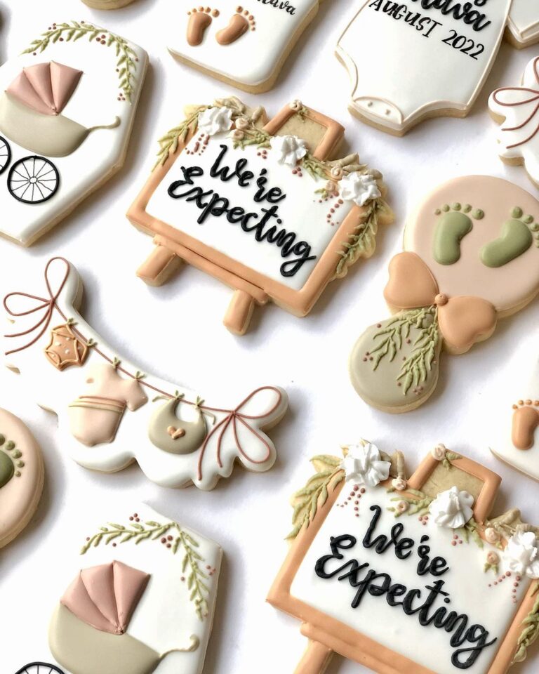 15+ Cute Pregnancy Announcement Cookies for Your Baby Reveal – My ...
