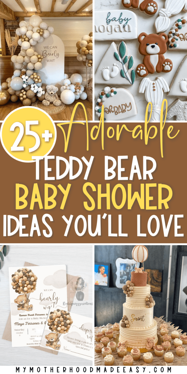 25+ Adorable Teddy Bear Baby Shower Ideas [You Must See] – My ...