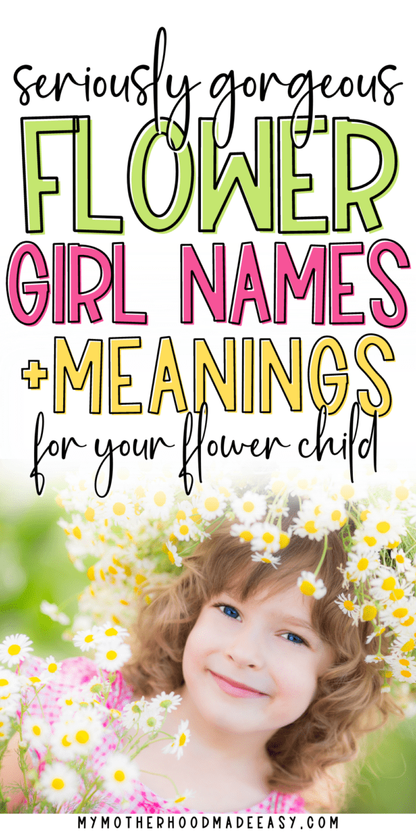 123+ Beautiful Flower Names for Girls for Your Flower Child