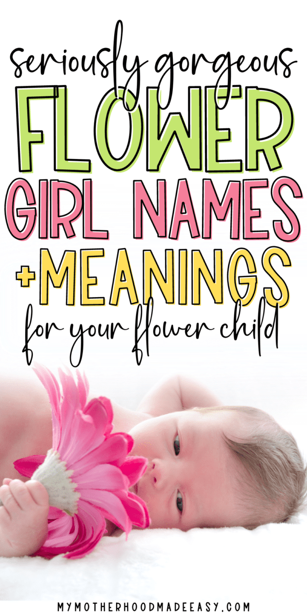 123+ Beautiful Flower Names for Girls for Your Flower Child