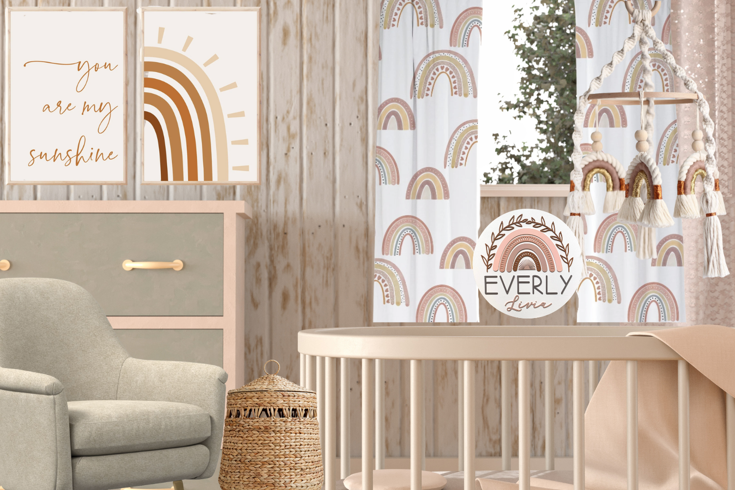 DIY Boho Rainbow Nursery Baby Room Decor Inspiration [You’ll Love] – My ...