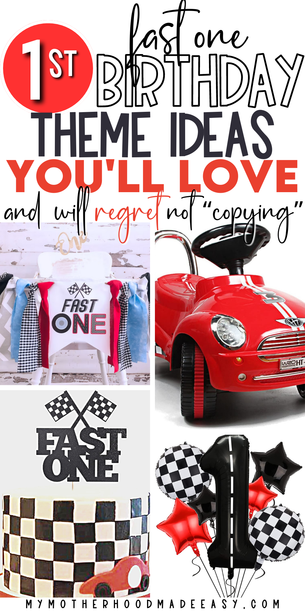 Fast One First Birthday Party Theme Ideas [DIY Friendly] – My ...