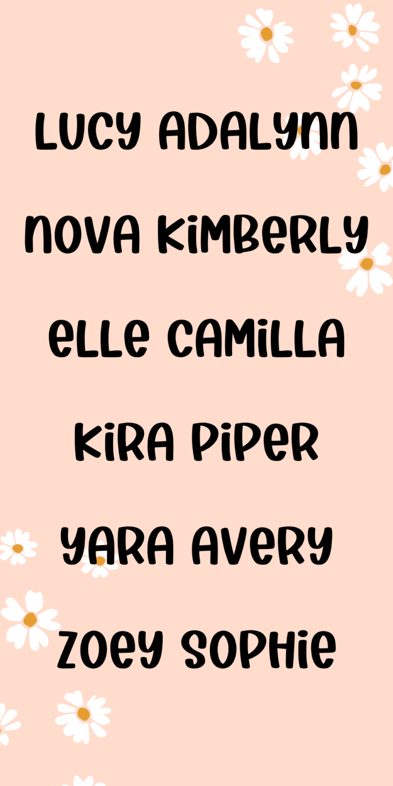 222+ Sweet Short Girl Names That Are Super Cute [+Meanings] – My ...
