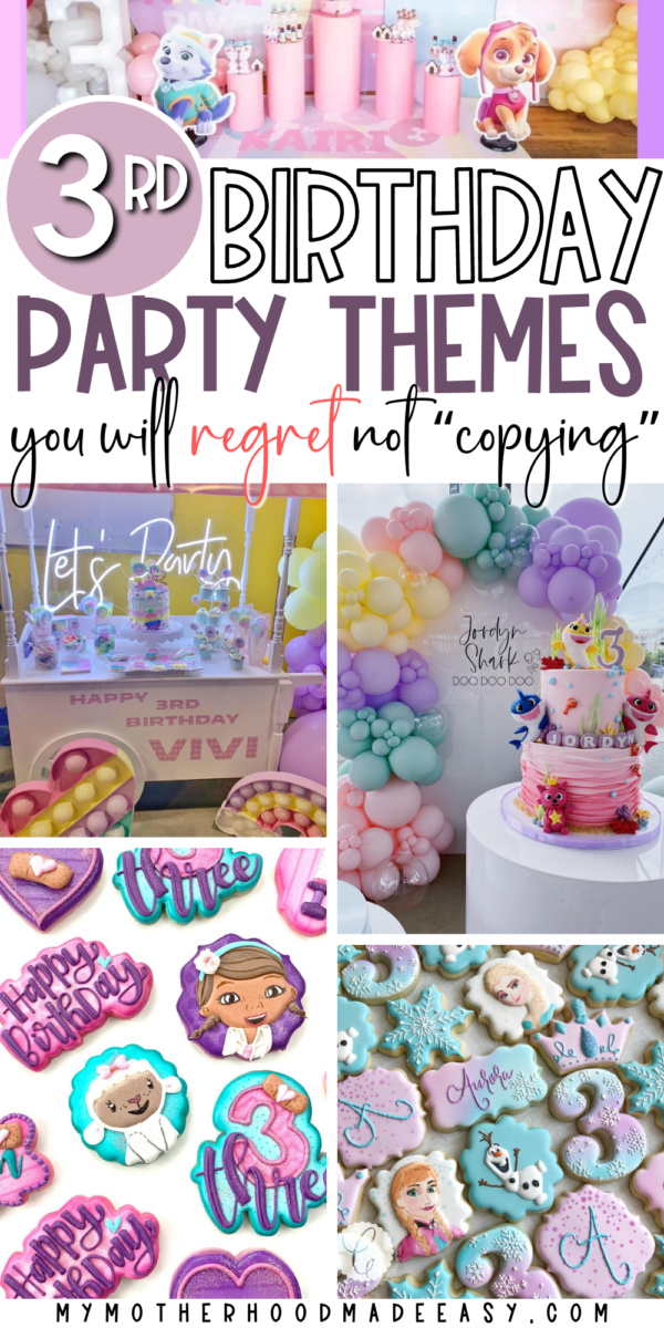 23 Creative 3rd Birthday Party Ideas and Themes For Girls [You’ll Love ...