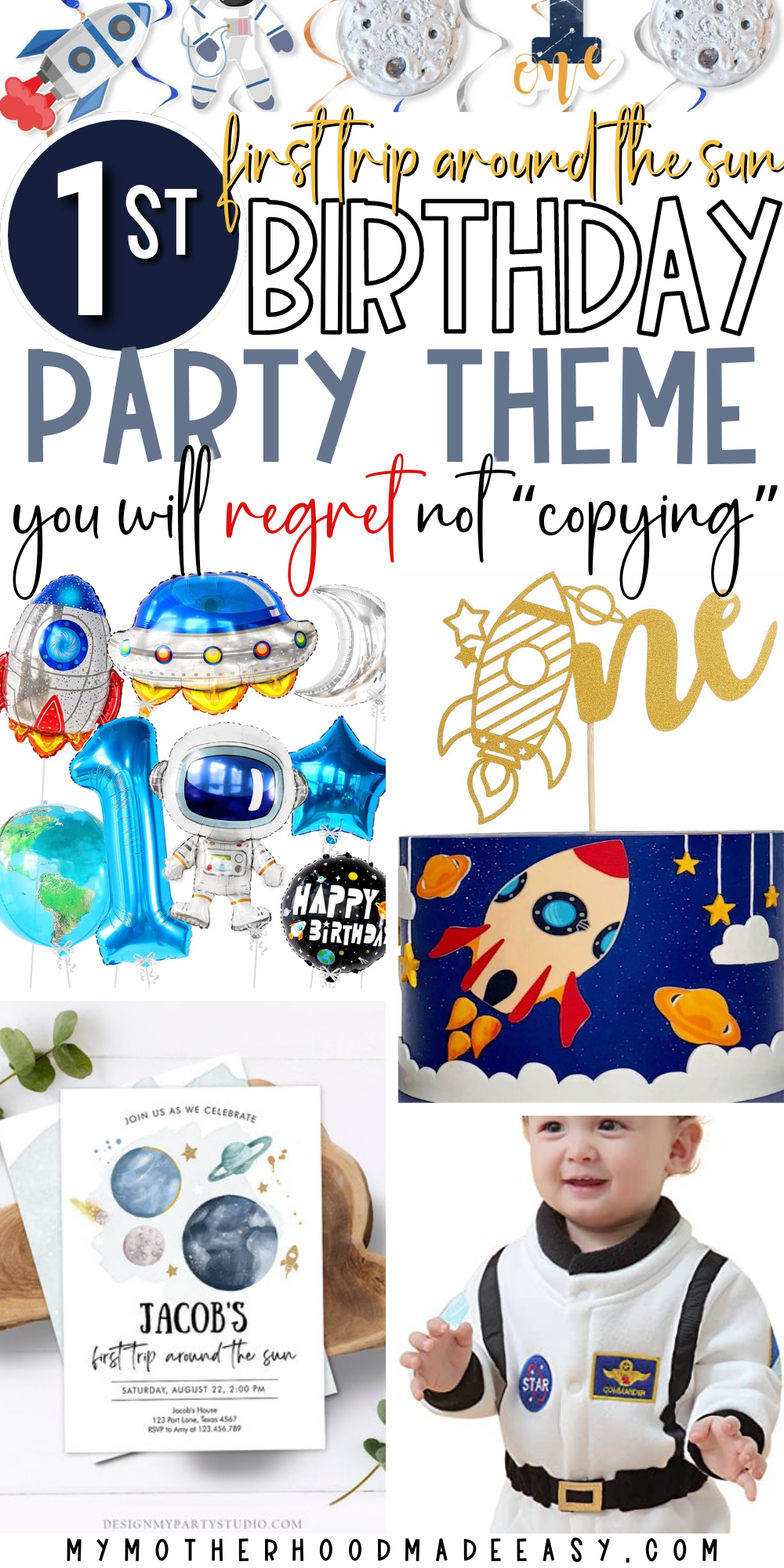 First Trip Around the Sun Birthday Party Theme Ideas [DIY Friendly ...