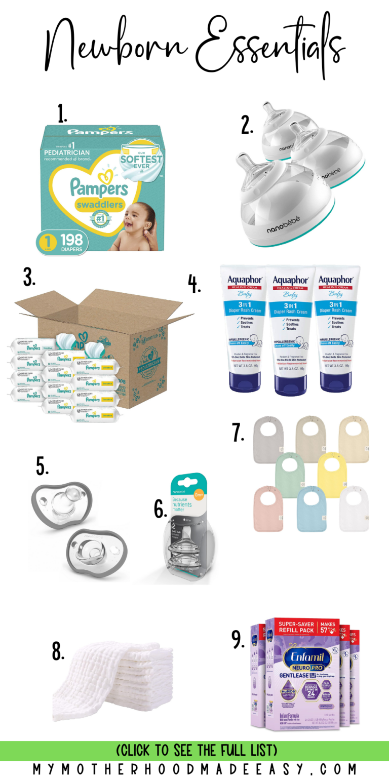 31+ Baby Essentials You Actually Need (+Free Baby Essentials List) – My ...