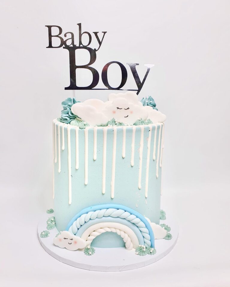 13+ Unique & Simple Baby Shower Cakes for Boys [You’ll Love] – My ...