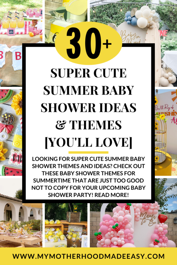 30+ Super Cute Summer Baby Shower Ideas & Themes [You’ll Love] – My ...