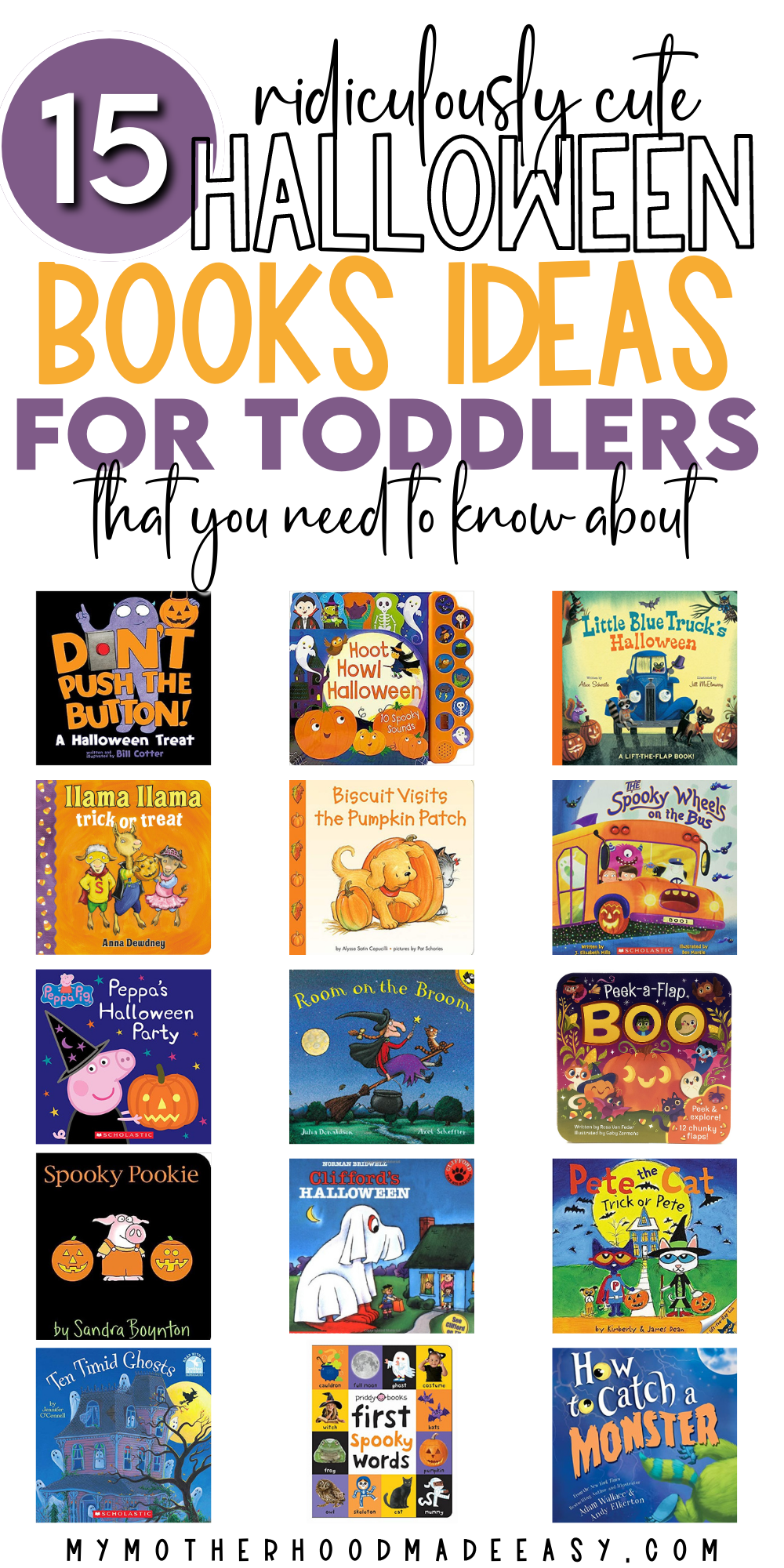 15 Best Halloween Books for Toddlers That Are Spooky Good – My ...