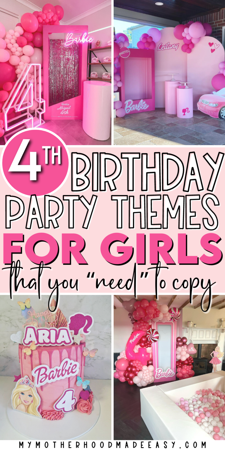 15+ Creative & Unique 4th Birthday Party Ideas for Girls [She’ll Love ...