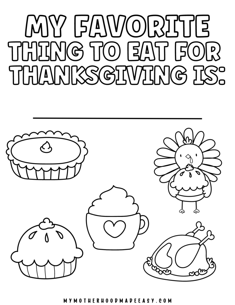 FREE Happy Thanksgiving Turkey Coloring Pages for Kids – My Motherhood ...