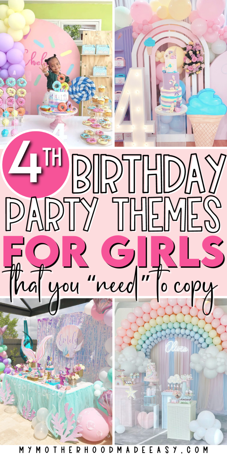 15+ Creative & Unique 4th Birthday Party Ideas for Girls [She’ll Love ...
