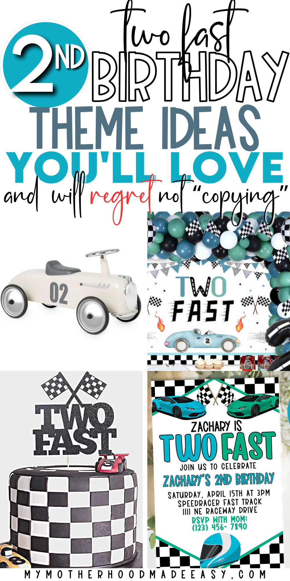 DIY Two Fast Birthday Theme Ideas [You’ll Wanna Copy] – My Motherhood ...