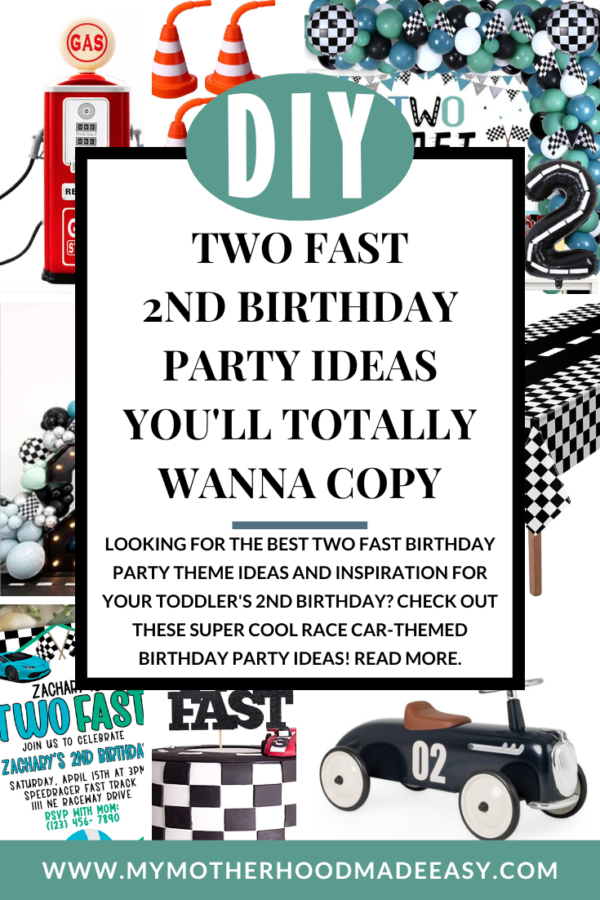 DIY Two Fast Birthday Theme Ideas [You’ll Wanna Copy] – My Motherhood ...