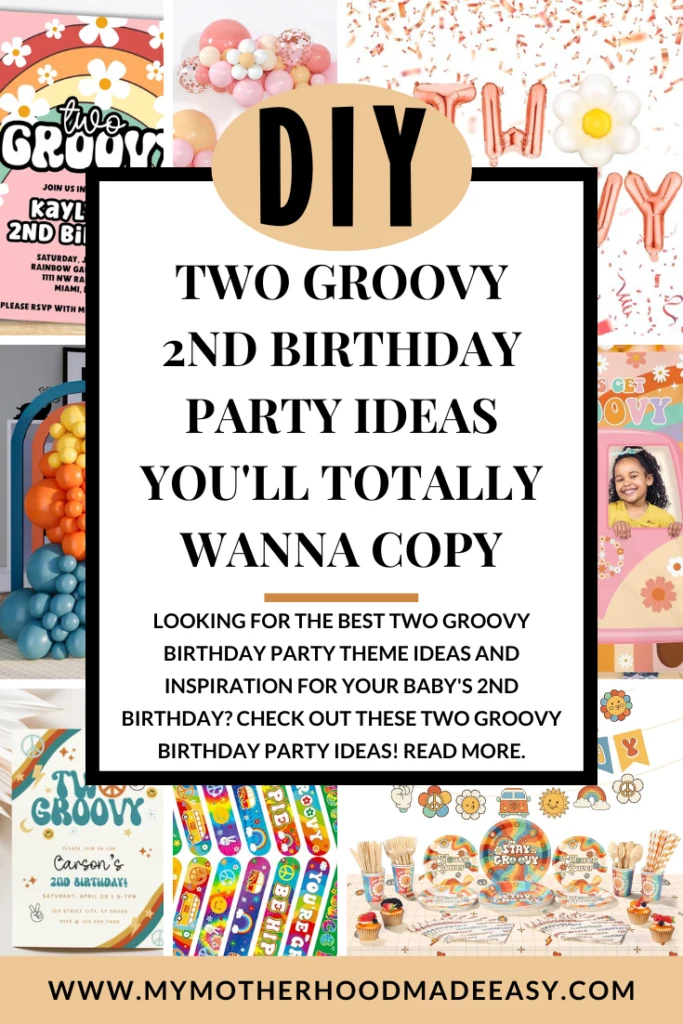 DIY Two Groovy Birthday Theme Ideas (You’ll Love) – My Motherhood Made Easy