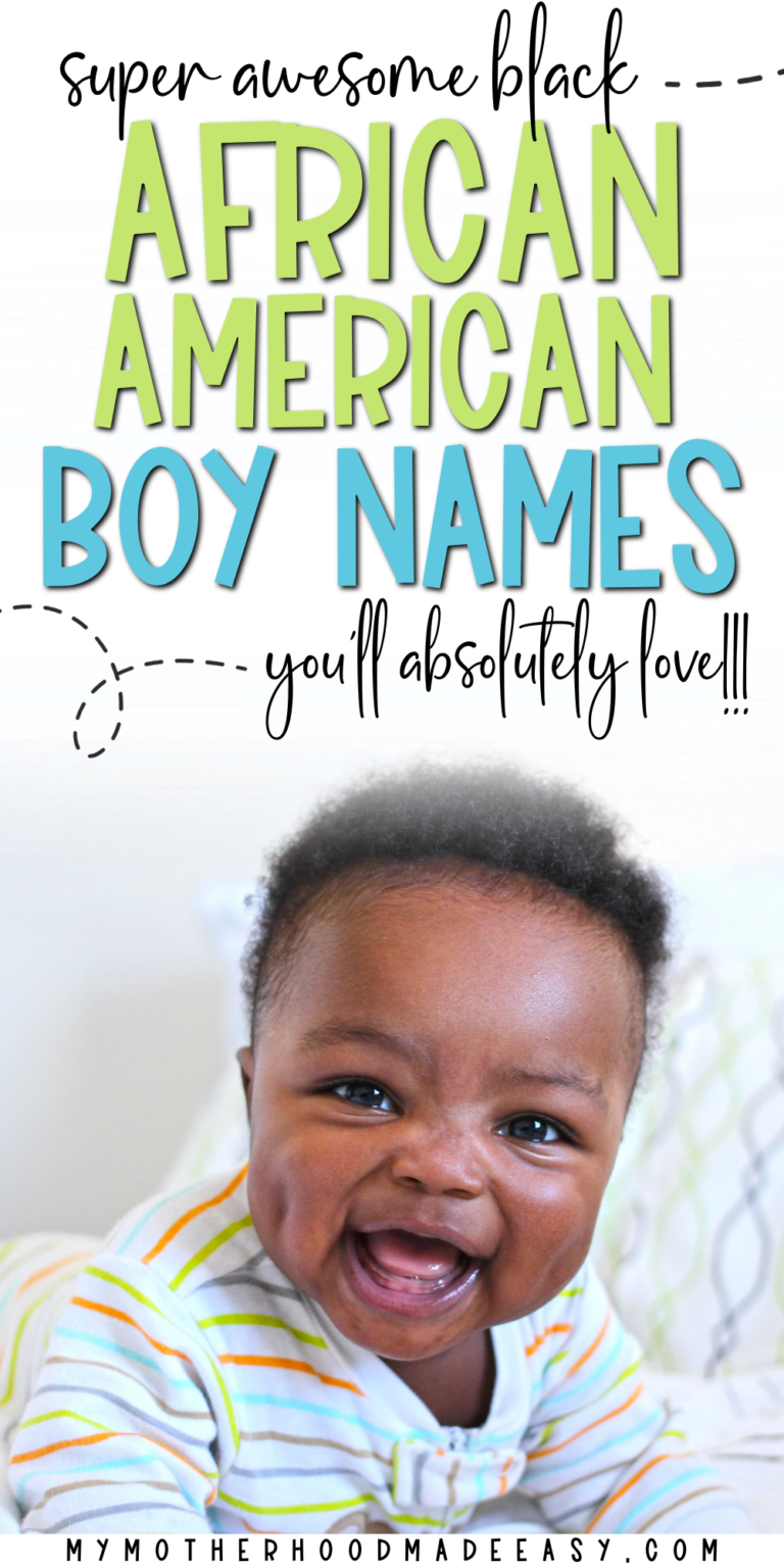 235+ Best African American Black Baby Boy Names (+meanings) – My ...