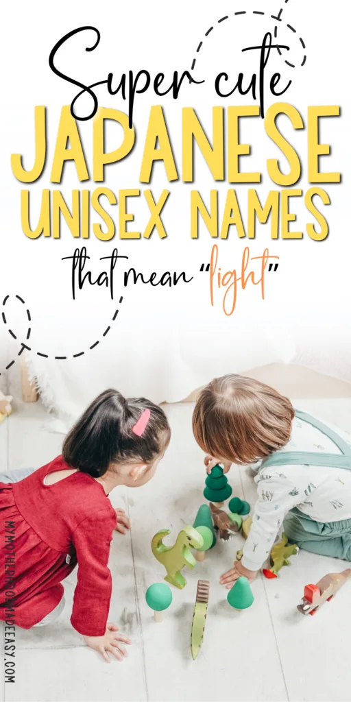 45+ Japanese Baby Names That Mean Light For Boys and Girls – My Motherhood Made Easy