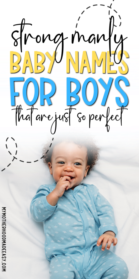 111+ Masculine Baby Boy Names with Strong Meanings (2026)
