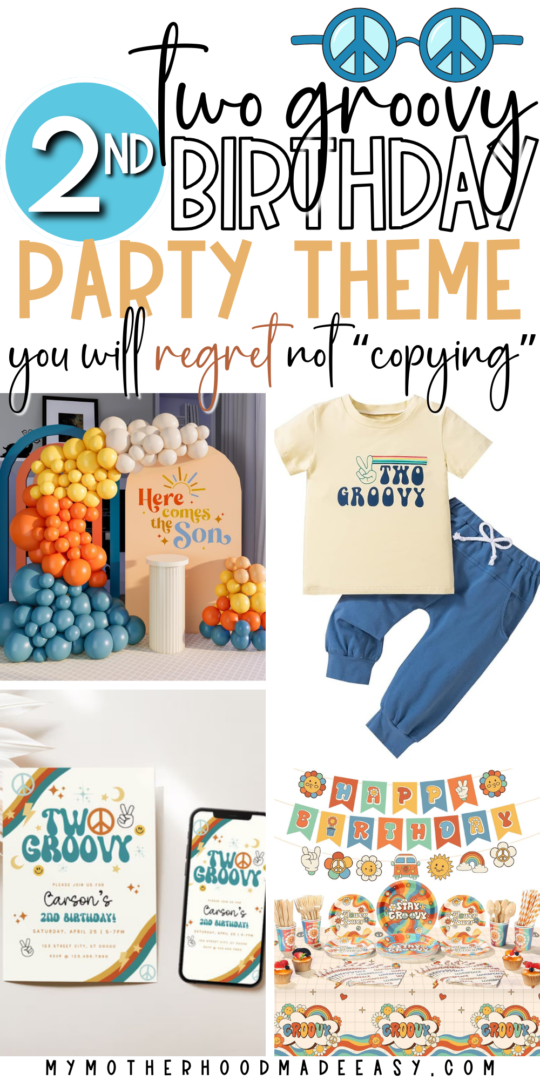 DIY Two Groovy Birthday Theme Ideas (You’ll Love) – My Motherhood Made Easy