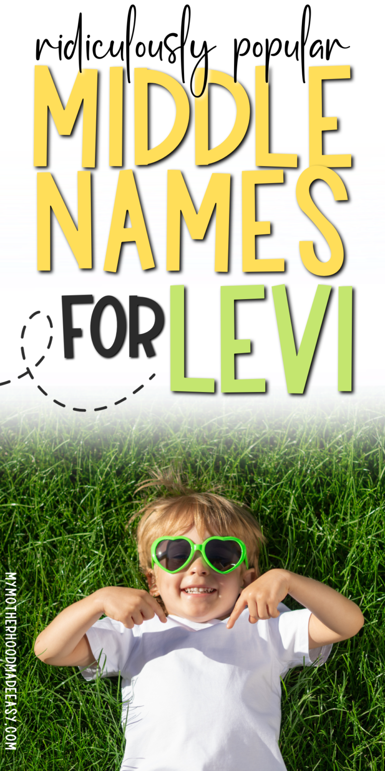 111+ Best Middle Names for Levi That Are Cool (2024) – My Motherhood ...