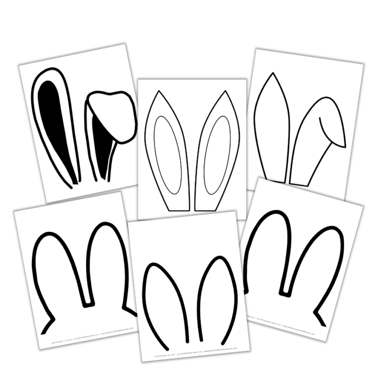 25+ FREE Printable Easter Bunny Templates (PDF) (2025)