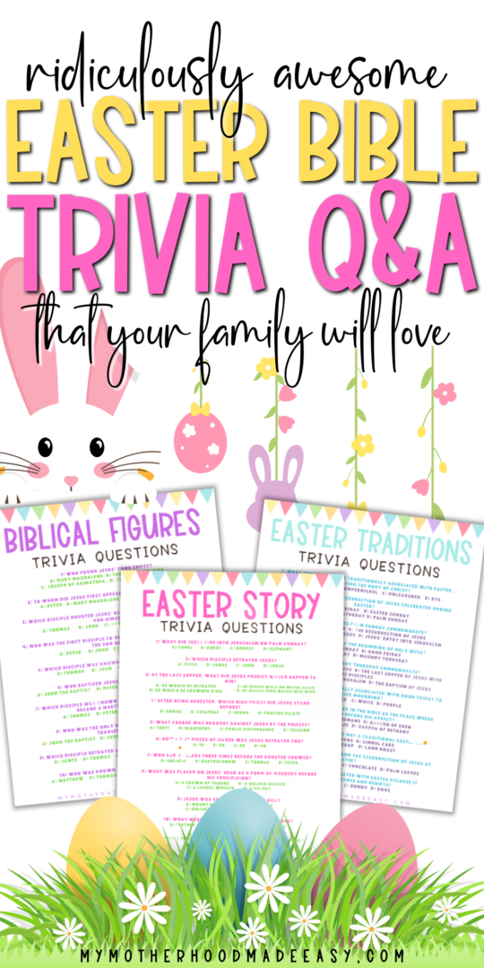 Easter Bible Trivia Questions and Answers (+FREE Printable) – My ...
