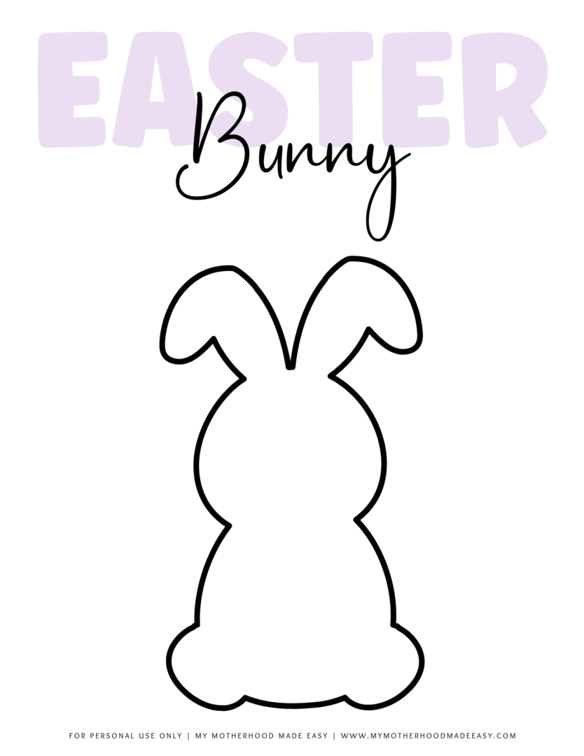 25+ FREE Printable Easter Bunny Templates (PDF) (2025)