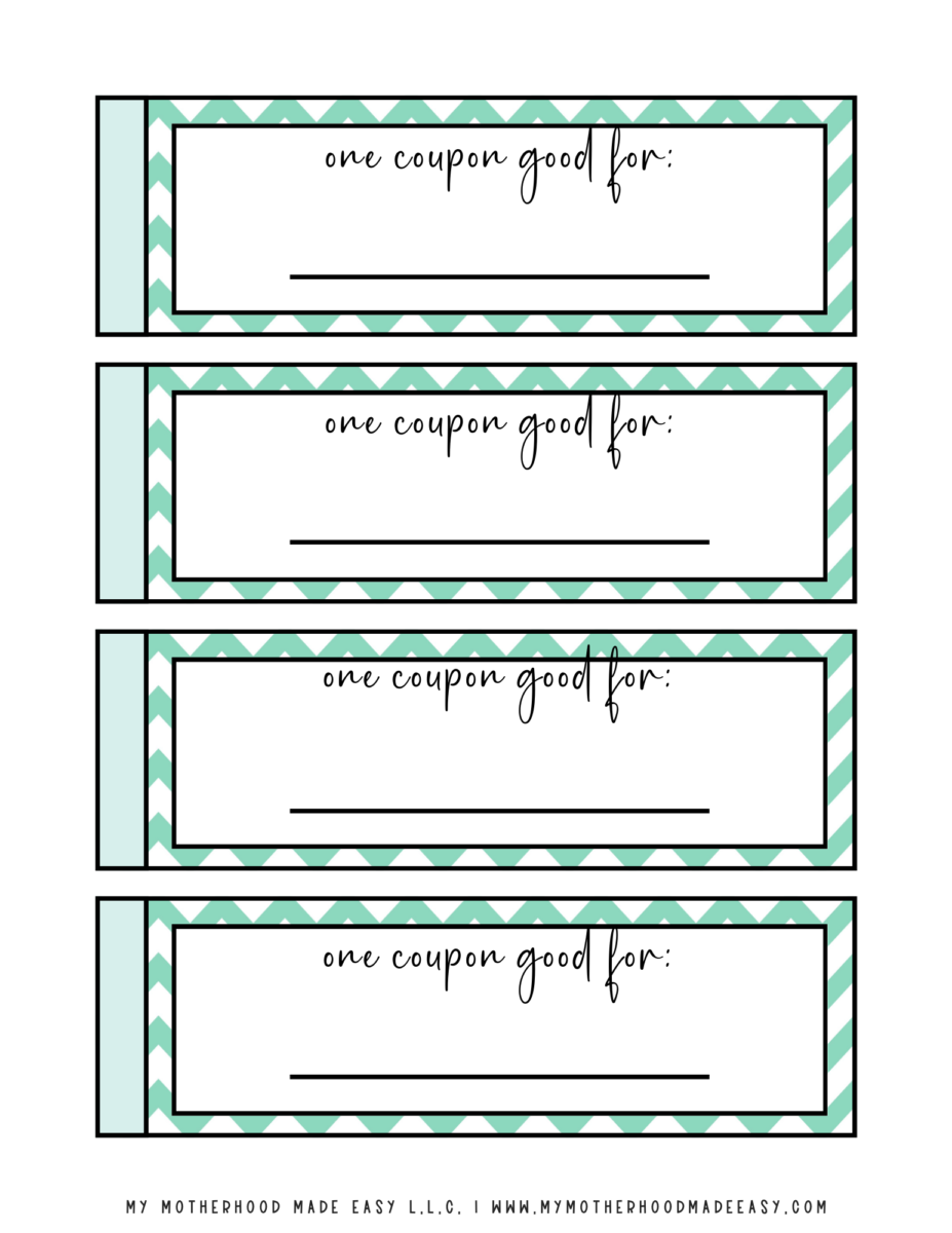 Free Printable Easter Egg Coupons for Kids & Adults (PDF)