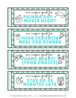 Free Printable Easter Egg Coupons for Kids & Adults (PDF)