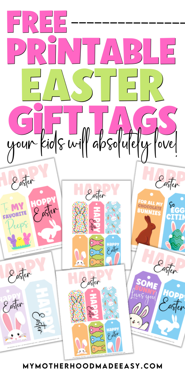 25+ FREE Easter Tags Printable Templates (Cute & Unique)
