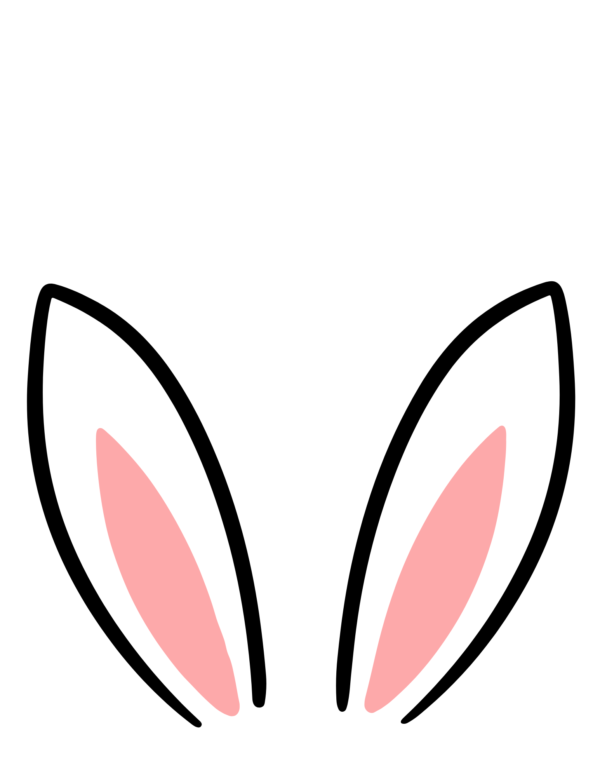 Free Printable Easter Bunny Ears Template For Kids Crafts