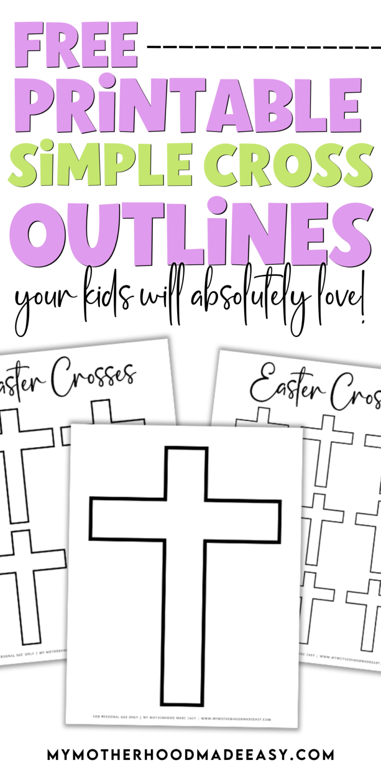 FREE Easter Cross Template Printable for Kids (PDF) (2025)