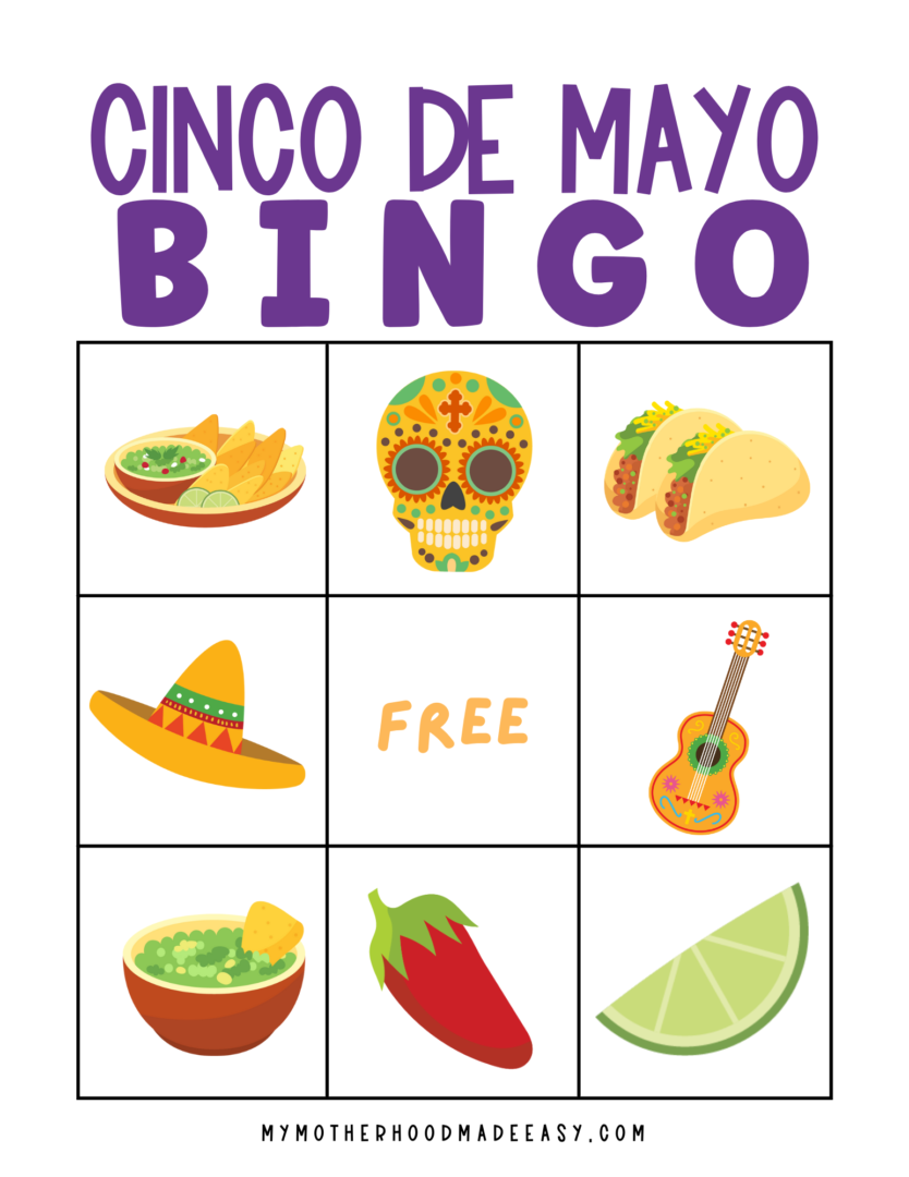 Super Fun Cinco de Mayo Bingo (FREE Printable) (2026)