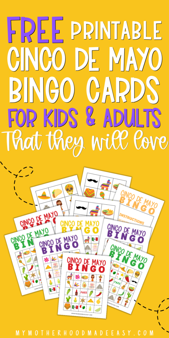 Super Fun Cinco de Mayo Bingo (FREE Printable) (2025)