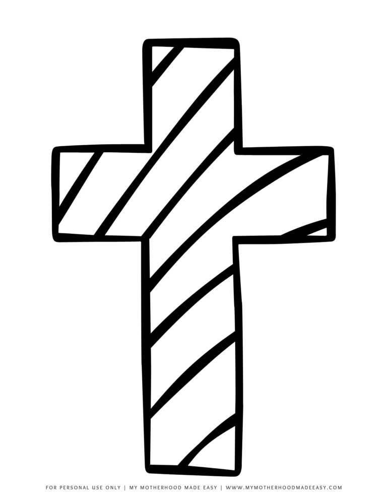 FREE Easter Cross Template Printable for Kids (PDF) (2025)