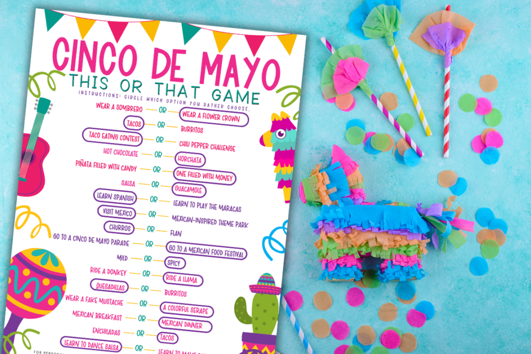 Super Fun Cinco de Mayo Party Games & Activities – My Motherhood Made Easy