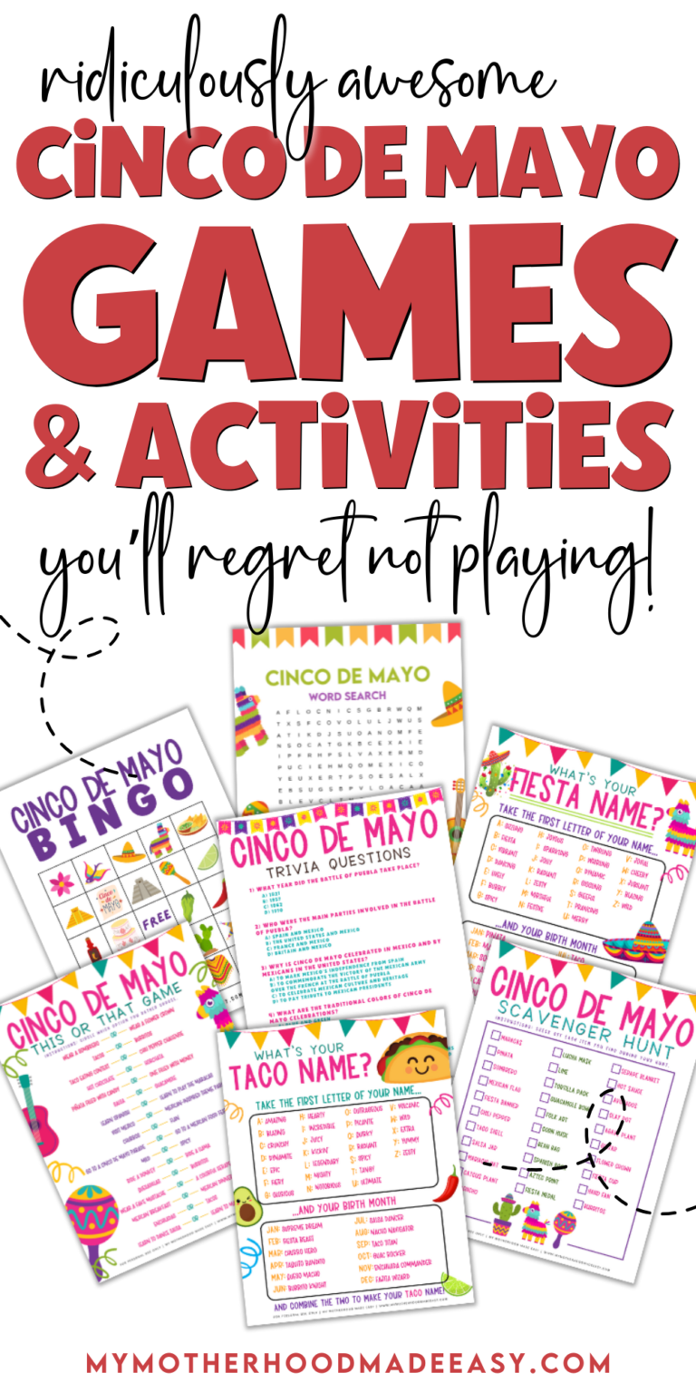 Super Fun Cinco de Mayo Party Games & Activities – My Motherhood Made Easy