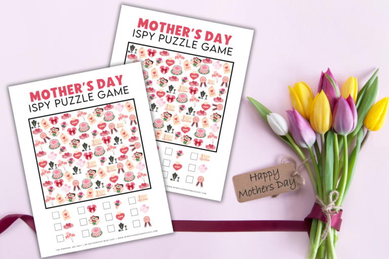 13+ Fun Mother’s Day Games & Activities for Kids & Adults – My ...