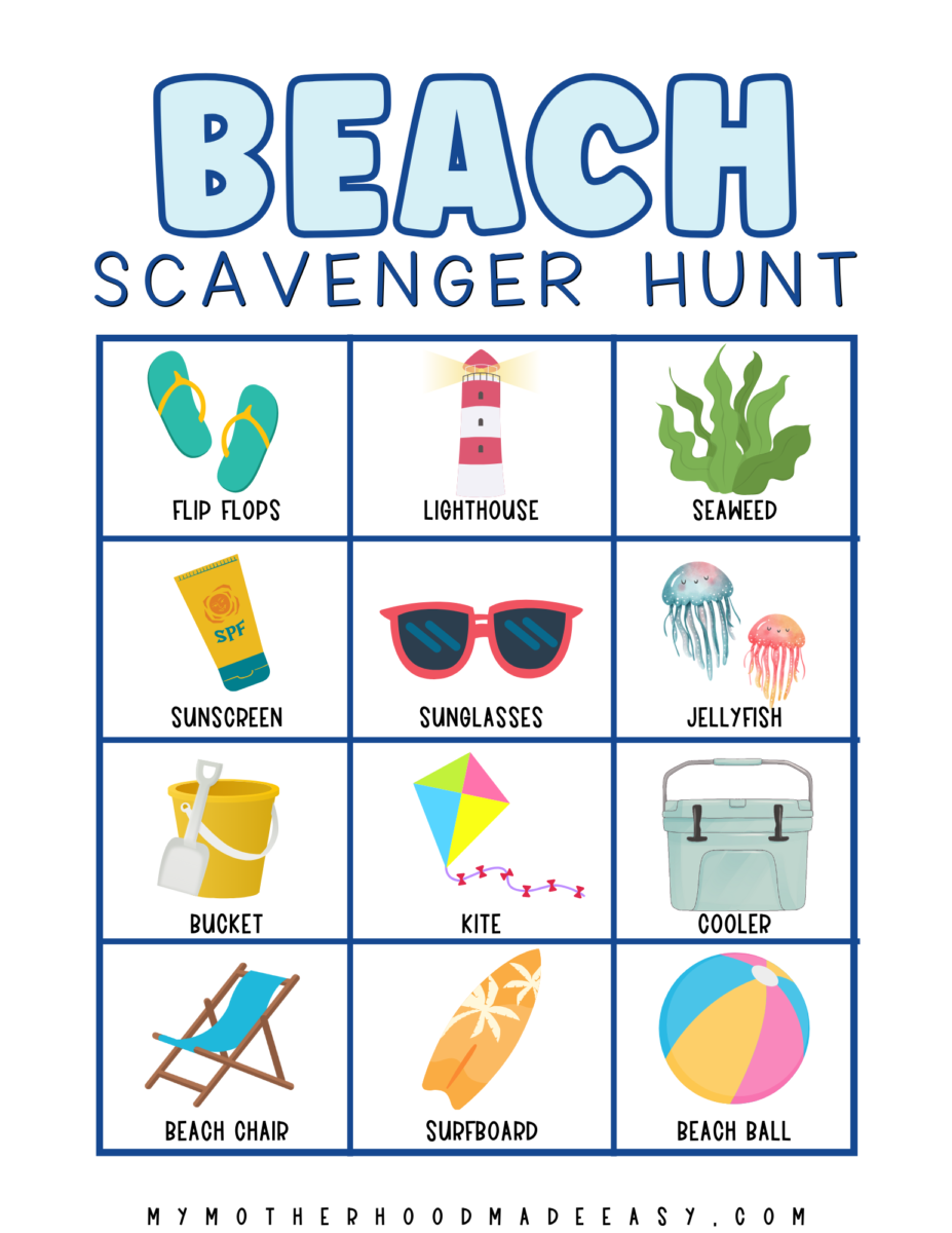 FREE Beach Scavenger Hunt Printable PDF for Kids (2025)