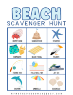FREE Beach Scavenger Hunt Printable PDF for Kids (2025)