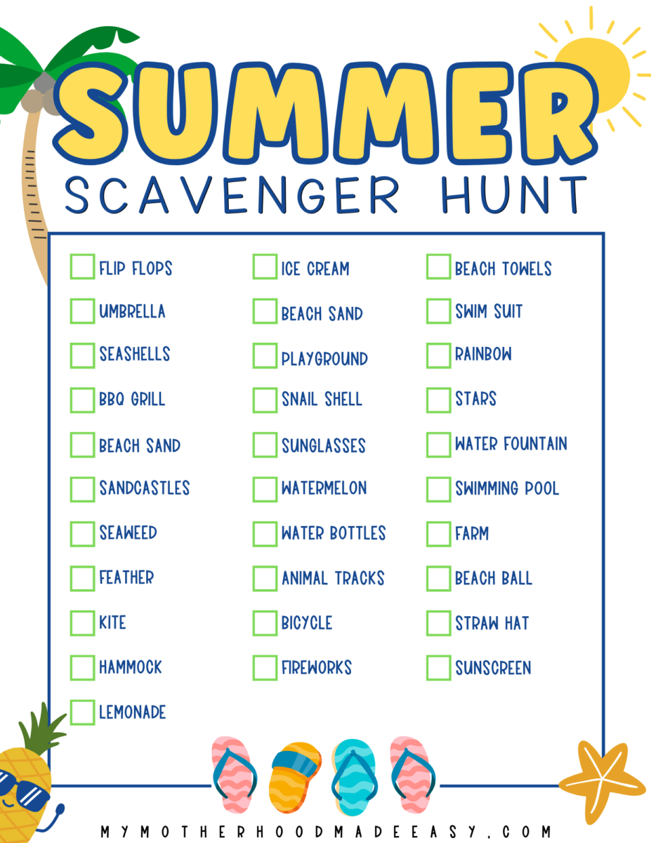 FREE Summer Scavenger Hunt Printable for Kids & Adults 2025