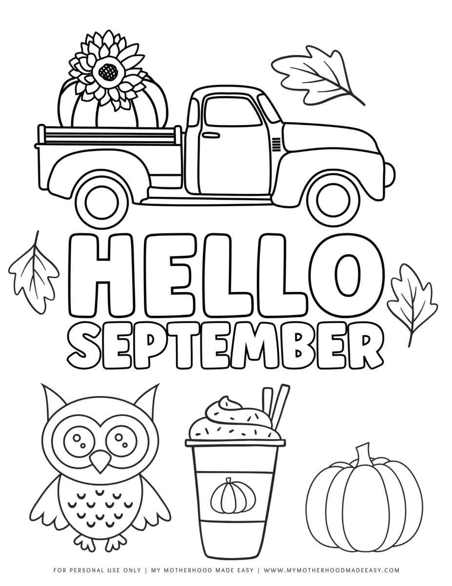 13 FREE Autumn Fall Coloring Pages (PDF)(2025)