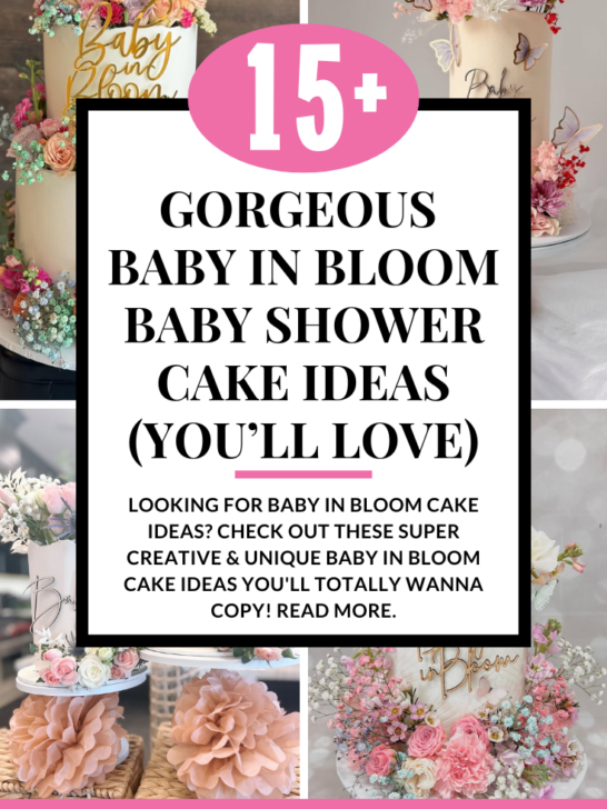 baby in bloom cake ideas – My Motherhood Made Easy