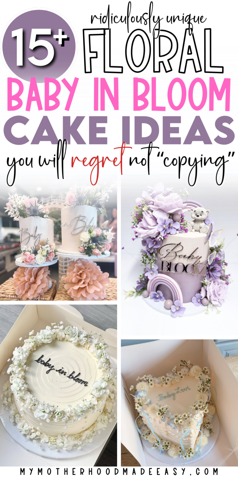 15+ Gorgeous Baby in Bloom Baby Shower Cake Ideas (2025)